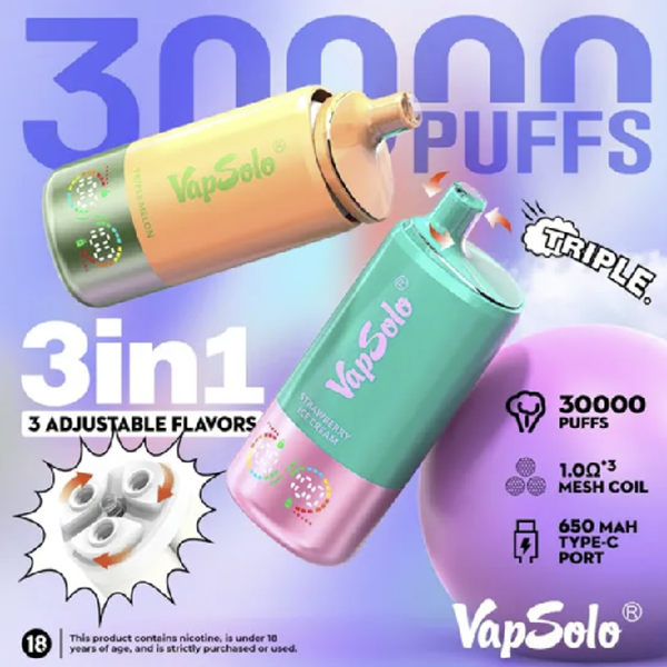 VapSolo Triple 30000 - Elf Bar, VapSolo rendelés Online! – Elf Bar Rendelés